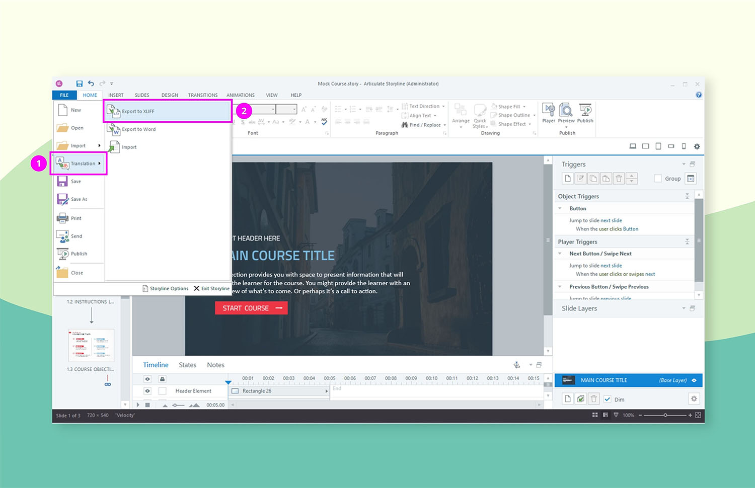 Translate Your Storyline 360 Course - eLearning Localization | Redokun Blog